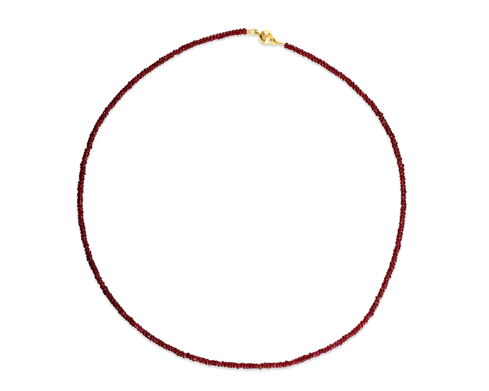 Ruby Bead Necklace - Jonathan Lambert